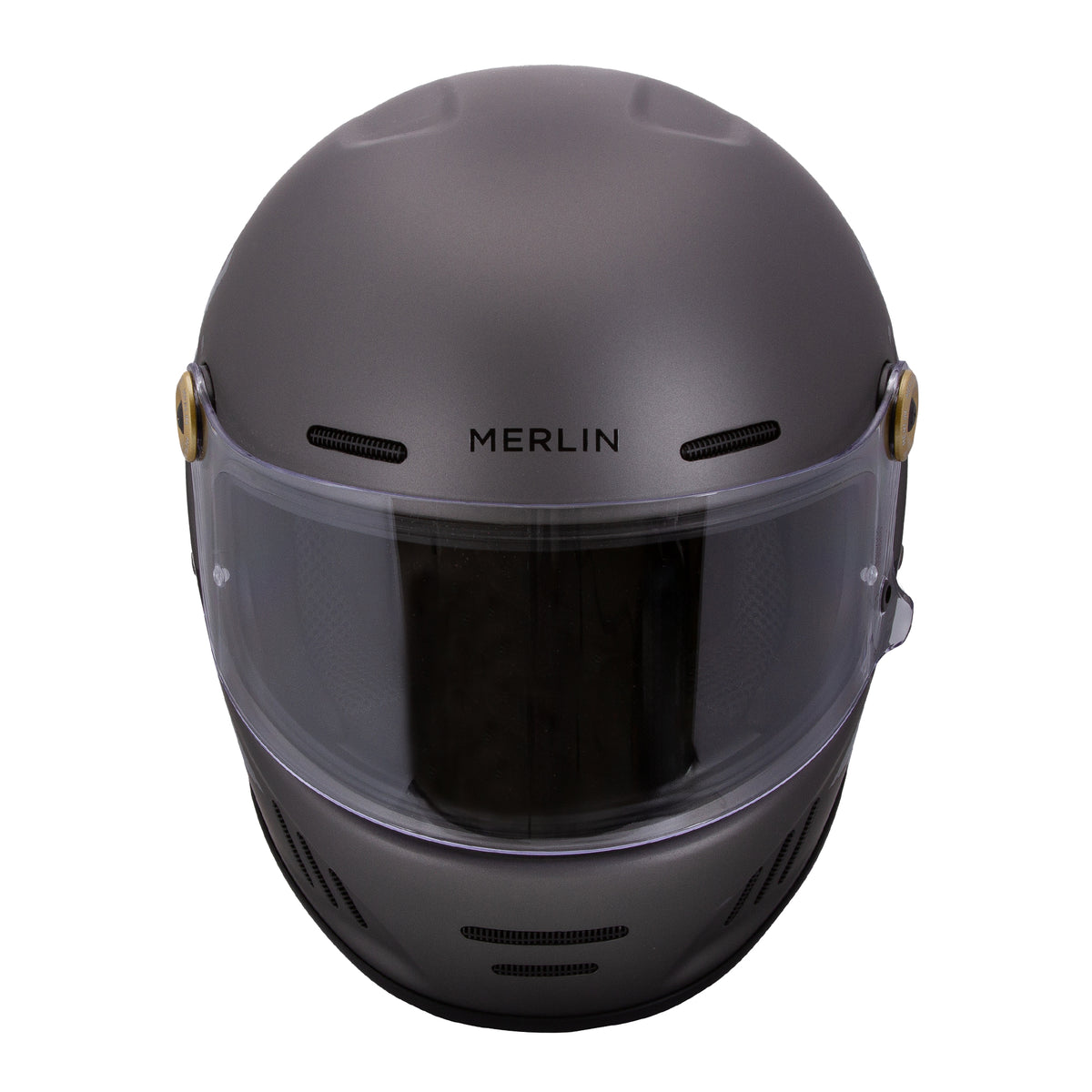 Revival Vintage Full Face Helmet - Union Grey – Merlin Motorcycle Clothing