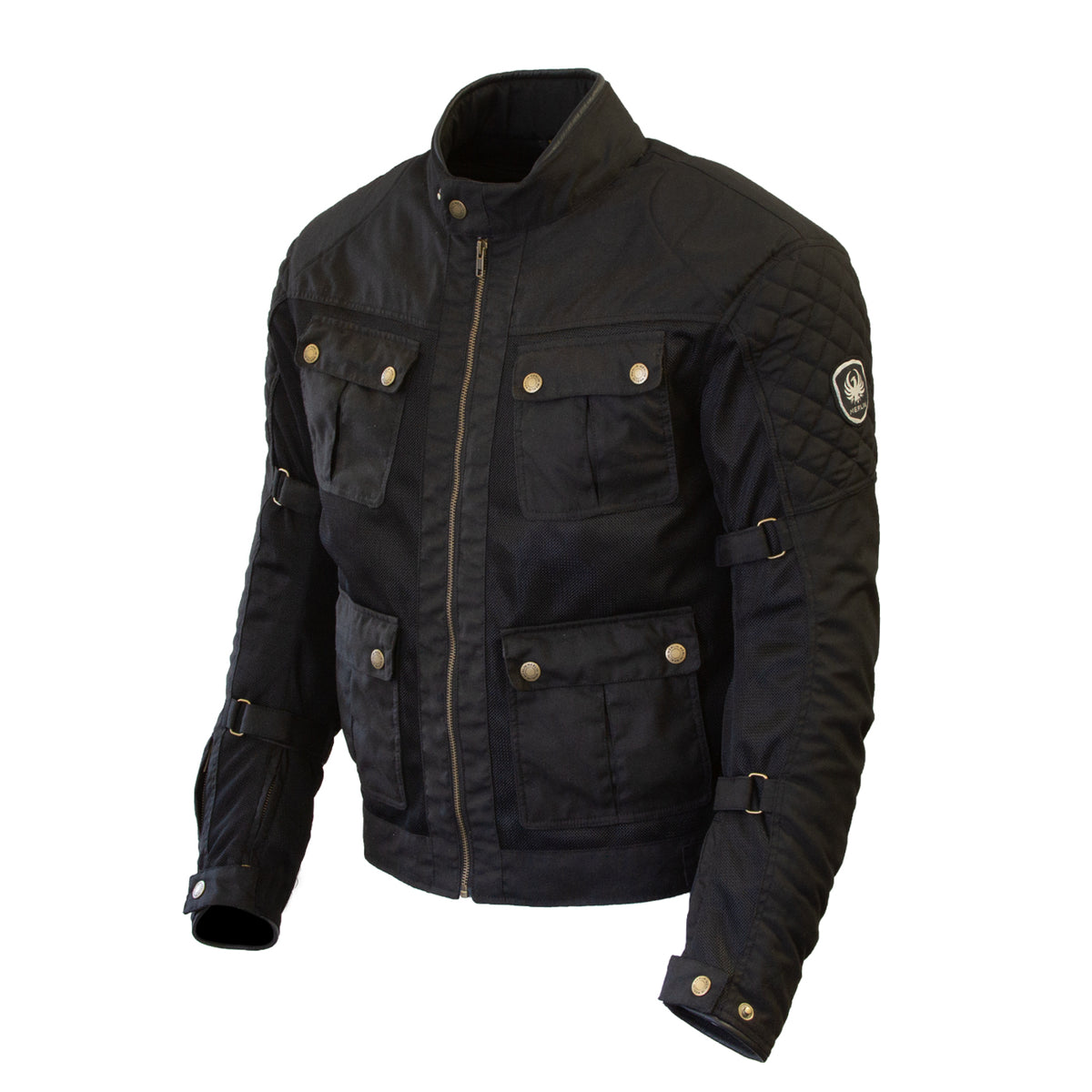 Merlin Bike Gear - Chigwell Utility Waxed Cotton Motorcycle Jacket ...