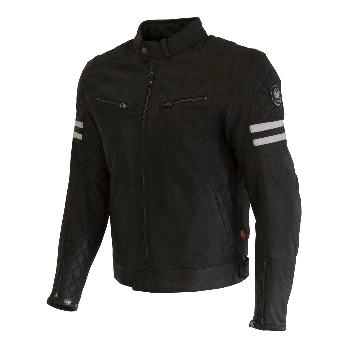 Hixon II D3O® Classic Leather Motorcycle Jacket - Merlin Bike Gear ...